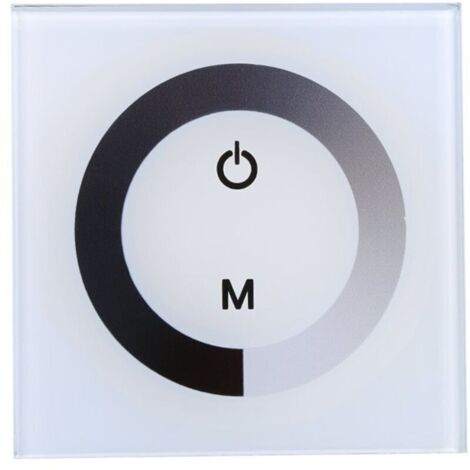 DC 12V-24V Single Colour Touch Panel Wall Switch Dimmer for LED Strip ...