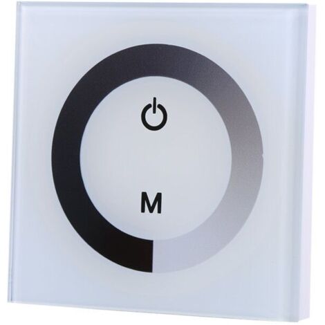 DC 12V-24V Single Colour Touch Panel Wall Switch Dimmer for LED Strip ...