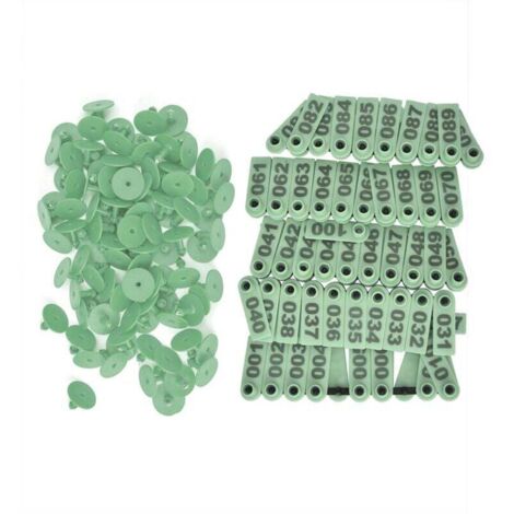 1-100 Number Plastic Cattle Ear Tag Animal Tag Goat Pig Pig Cattle Cow ...