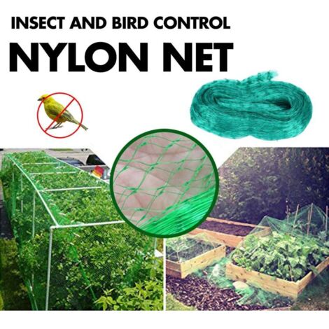 Nylon Bird Protection Net – 2 x 10 m, Bird Net for Nurseries and Fruit ...