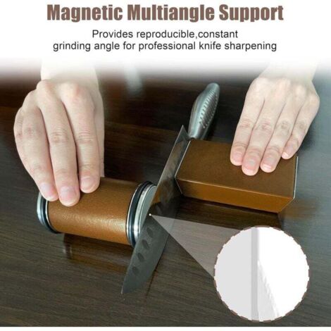 Roller knife sharpener. Professional diamond roller sharpener set with ...