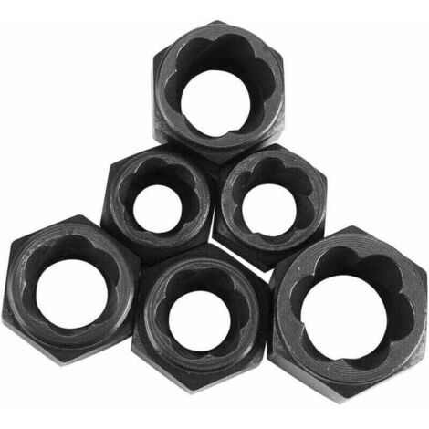 Set of 10 nut extractors, alloy bolt extractors for removing rounded or ...