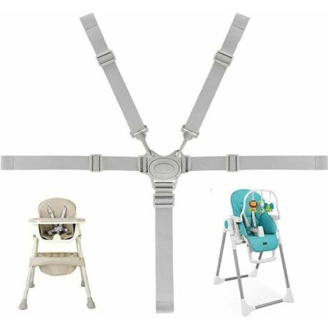 Universal High Chair Harness Adjustable Child Chair Strap with POM ...