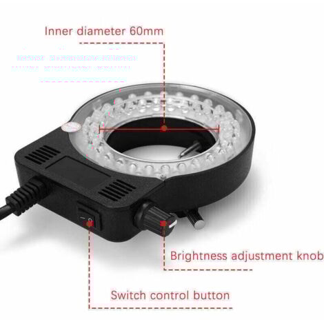 Electro-optical microscope for the body, LED ring light, microscope ...