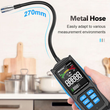 Portable combustible gas leak detector, natural gas leak tester ...