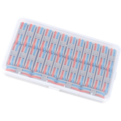 28 Pcs 11 28 AWG PCT-2-2 Color Wire Connector Quick Terminal Block for ...