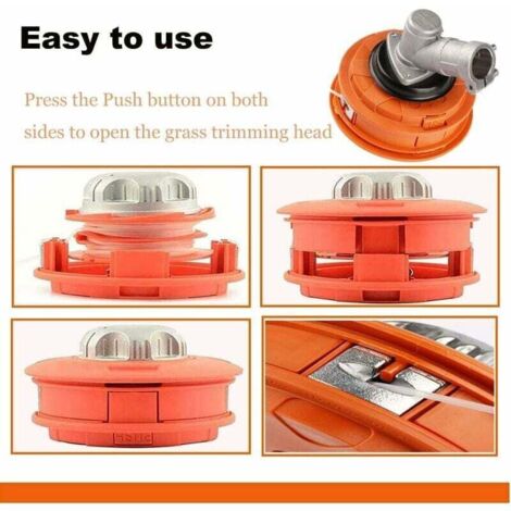 Universal Brushcutter Trimmer Line Spool M10 X 1.25 Left Hand Thread ...