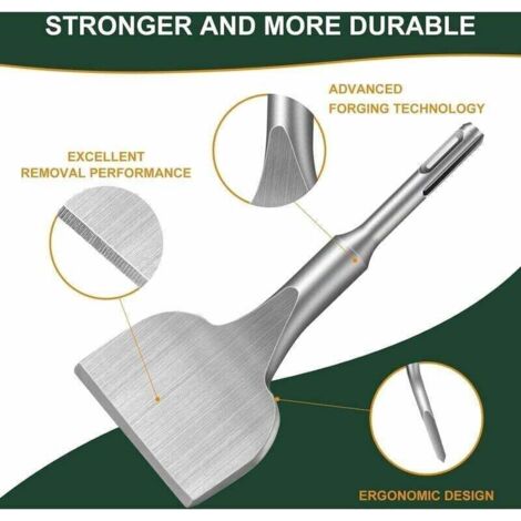 Tile Chisel, Chisel [165x75 mm] 25° Curve, Flat Tile Chisel ...