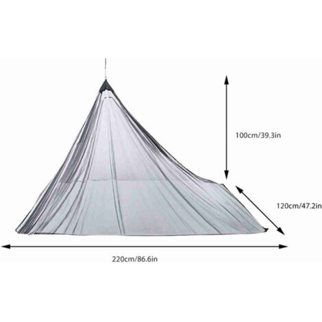 Compact and lightweight mesh camping mosquito net for camping, hiking ...