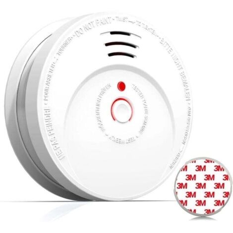Smoke Detector, Smoke Detector with Replaceable Battery, Fire Alarm ...