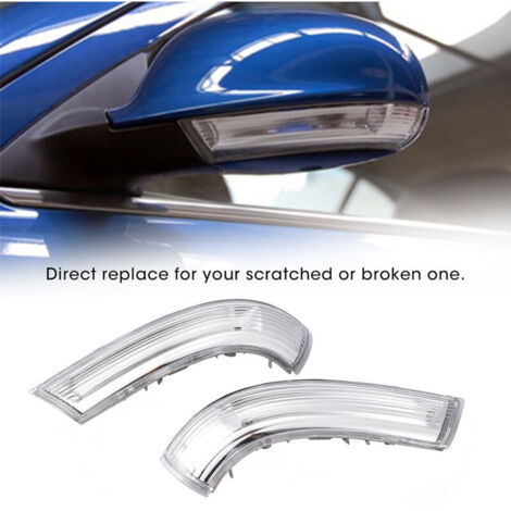Pair of LED Left and Right Wing Mirror Turn Signal Lenses for 1K0949101