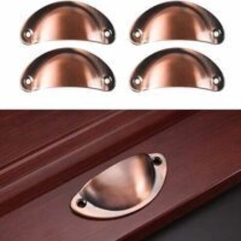 10x Vintage Shell Handles for Drawers, Cabinets, and Kitchen Furniture ...