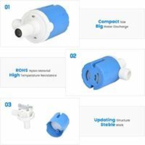 1/2" Automatic Water Level Adjustment Valve Water Turn Float Tap for ...