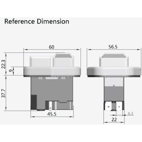 Integrated switch - 220V KJD17 B voltage-free switch with undervoltage ...