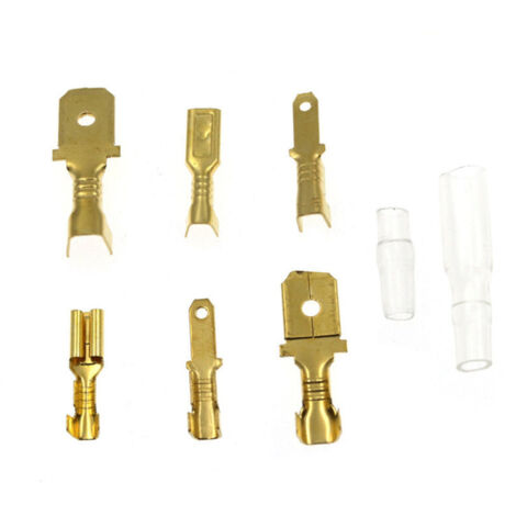 Electrical Connectors, Pack of 315 Flat Sockets 2.8 mm 4.8 mm 6.3 mm ...