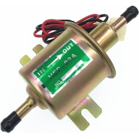 Universal 12V Electric Fuel Pump for Gasoline and Diesel, HEP-02A Low ...