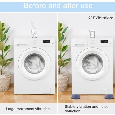 Set of 4 anti-shock feet for washing machines, shock absorbers for ...