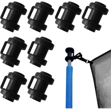 Pack of 8 trampoline fence post caps, 1-inch trampoline safety caps ...