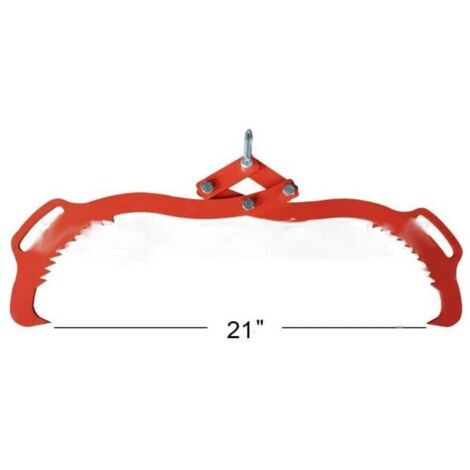 Log lifting clamp, heavy-duty gripping hook, log grapple, logging ...