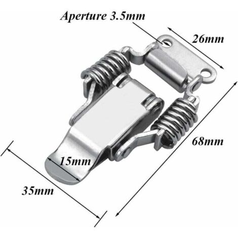Pieces Stainless Steel Clamping Latch Lever Lock Box Latch Lever ...