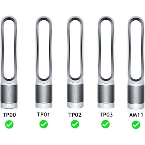 360° glass HEPA filter compatible with the Dyson Pure Cool Link Tower ...