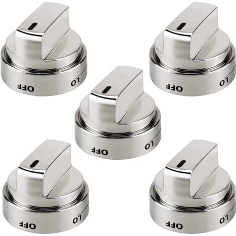 Set of 5 replacement knobs for LG gas cookers LRG3036ST, LRG3095ST ...