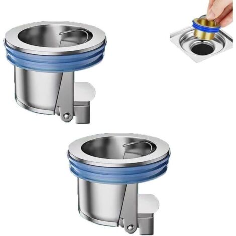 Shower floor drain plug, deodorizing plug, one-way drain valve ...