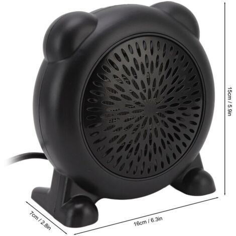 Portable electric heater, mini desktop air heater, indoor thermal fan ...