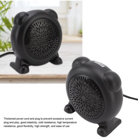 Portable electric heater, mini desktop air heater, indoor thermal fan ...