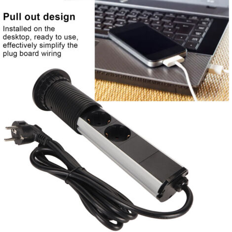 Retractable countertop power outlet, recessed retractable power outlet ...