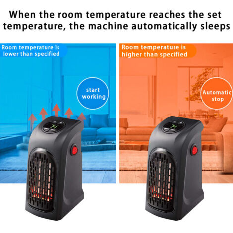 Mini electric heater fan with handle, winter heater for office and home ...