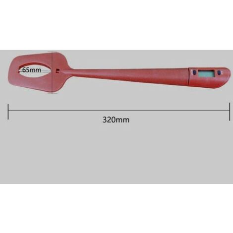 Portable Silicone Spatula Thermometer with Spoon, Long Spatula, and ...