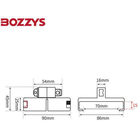 BOZZYS - Zinc alloy clip-on oil drum lock, corrosion resistant ...