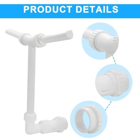 Dual jet water fountain, adjustable sprinkler fountain, compatible with ...