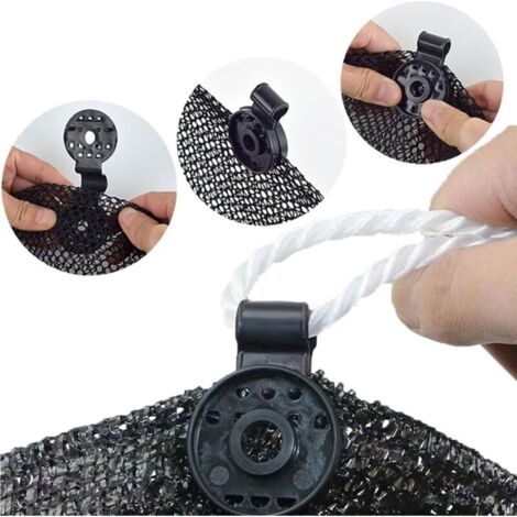 80 Pieces Plastic Clips for Shade Sails, Plastic Clips for Shade Sails ...