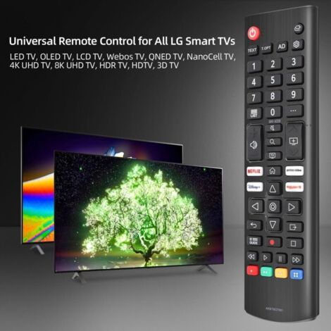 LG Smart TV Replacement Remote Control, AKB76037601, Universal Remote ...