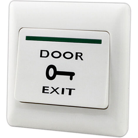 Door Access Control System with Exit Open Button (NO/COM Switch Panel ...