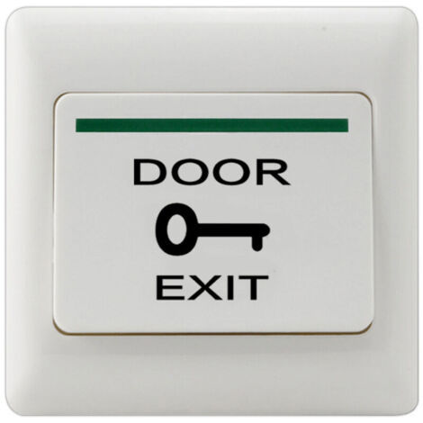 Door Access Control System with Exit Open Button (NO/COM Switch Panel ...