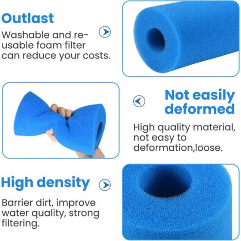 2-Piece Foam Filter Set for Spas, Type A Filter, Type A Filter Sponge ...