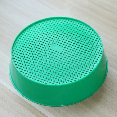 Set of 2 Plastic Garden Sieves for Garden, Stone, Sand, Soil, Seedlings ...