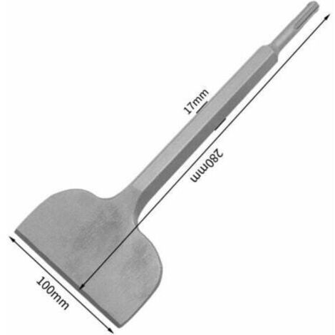 SDS Plus Flat Chisel 165 mm x 75 mm Angled Nose Chisel Professional ...