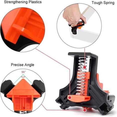 Woodworking Angle Clamps, 90° Angle Clamp, Angle Clamps, Right Angle ...