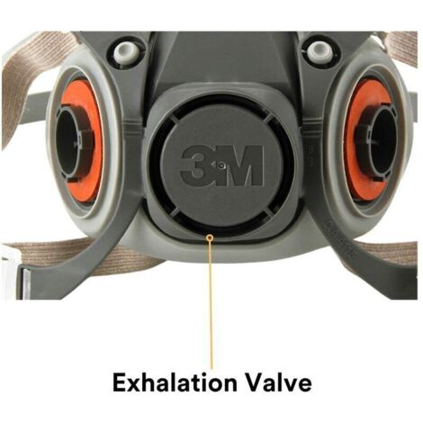 3M 6200 reusable classic half-mask, EN safety certified.