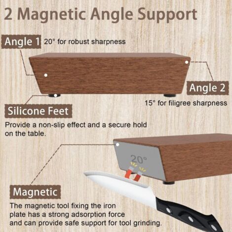 Roller knife sharpener. Professional diamond roller sharpener set with ...