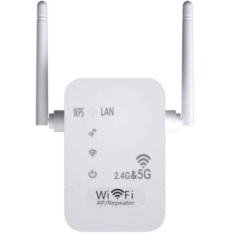 5G + 2.4G Wireless WiFi Repeater 1200 Mbps Dual Antenna Long Range ...