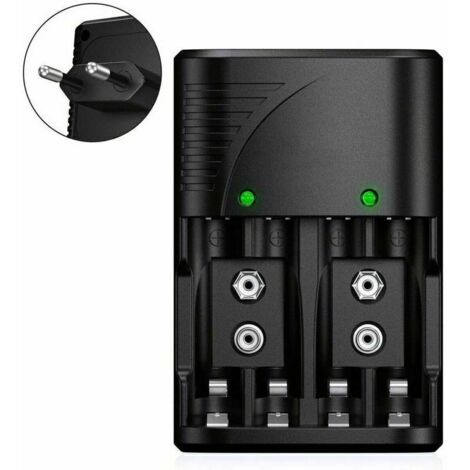 Universal Battery Charger for AA/AAA/9V, 6802 Fast Charger for AA/AAA ...