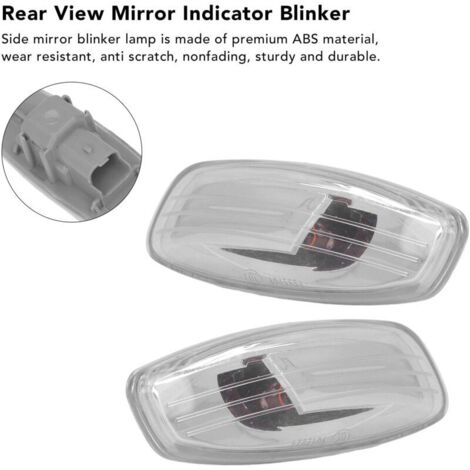 2pcs Side Mirror Turn Signal Lights 6325G5 Replacement Mirror Indicator ...