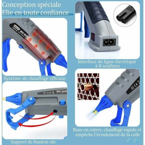 Hot Sale - 200W Hot Glue Gun, Silicone Glue Gun, with 15 x 19cm ...