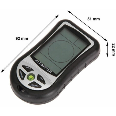8-in-1 Portable Electronic Compass - Altimeter, Barometer, Thermometer ...