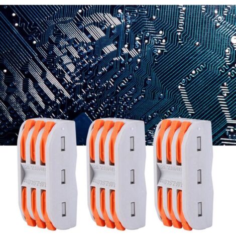 50 pieces 1128AWG PCT-2-3 orange quick wiring terminal connector,